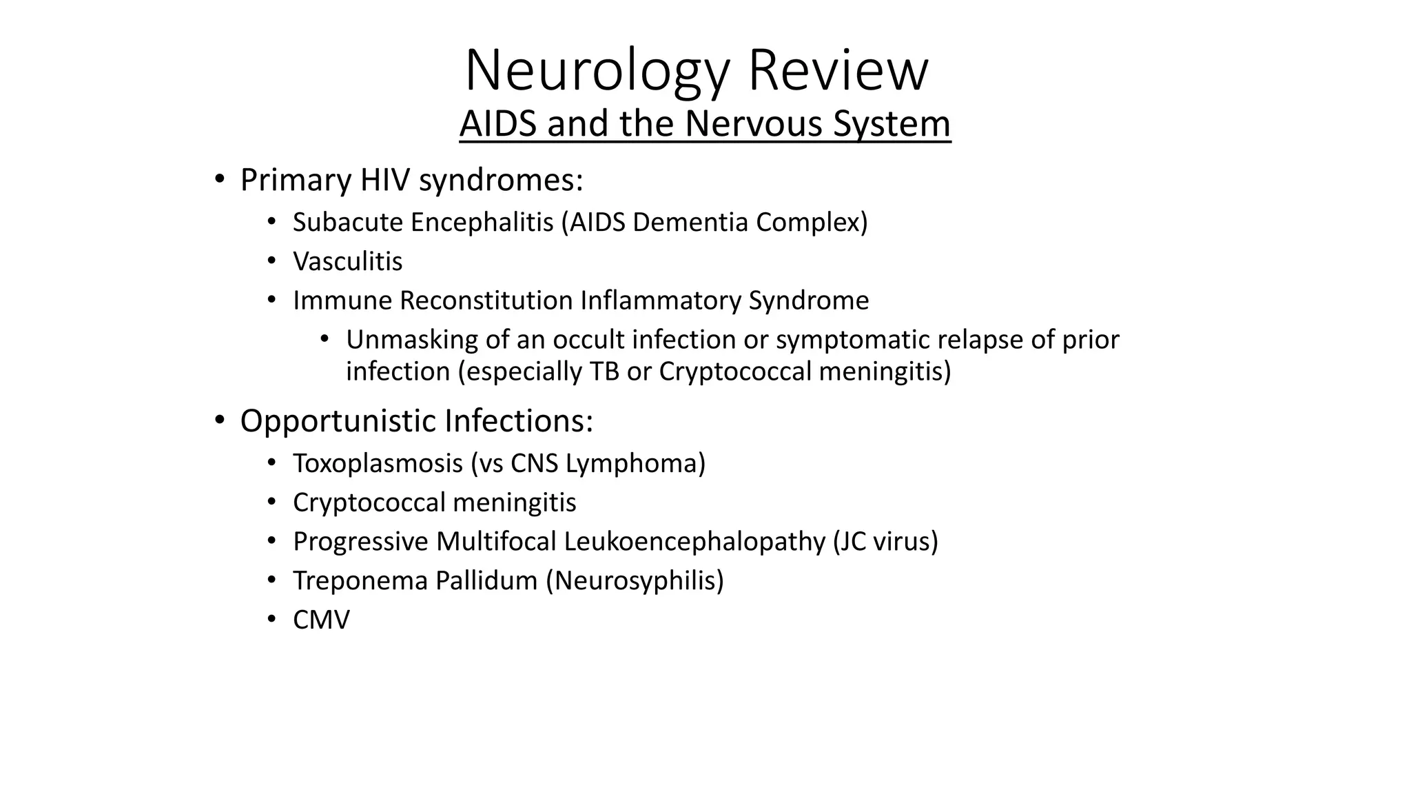 NEUROLOGICAL DISEASES – PATHOPHYSIOLOGY, CARDINAL SYMPTOMS Med I.pptx