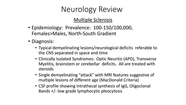 NEUROLOGICAL DISEASES – PATHOPHYSIOLOGY, CARDINAL SYMPTOMS Med I.pptx