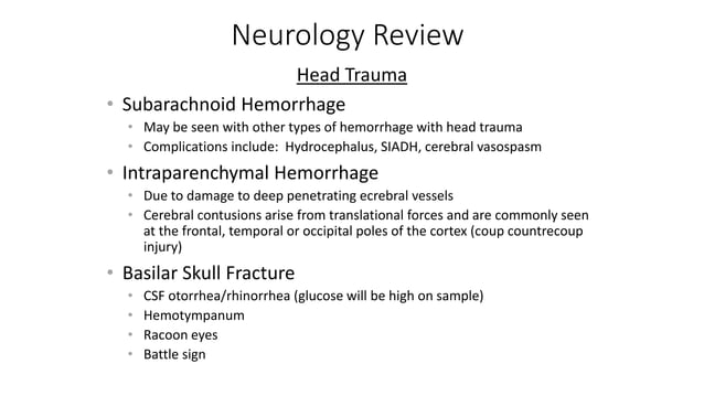 NEUROLOGICAL DISEASES – PATHOPHYSIOLOGY, CARDINAL SYMPTOMS Med I.pptx