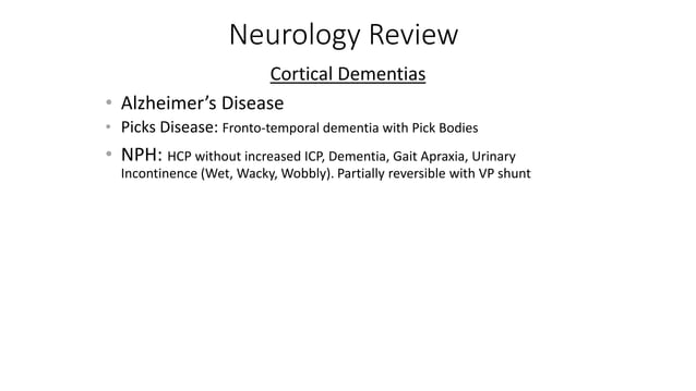 NEUROLOGICAL DISEASES – PATHOPHYSIOLOGY, CARDINAL SYMPTOMS Med I.pptx