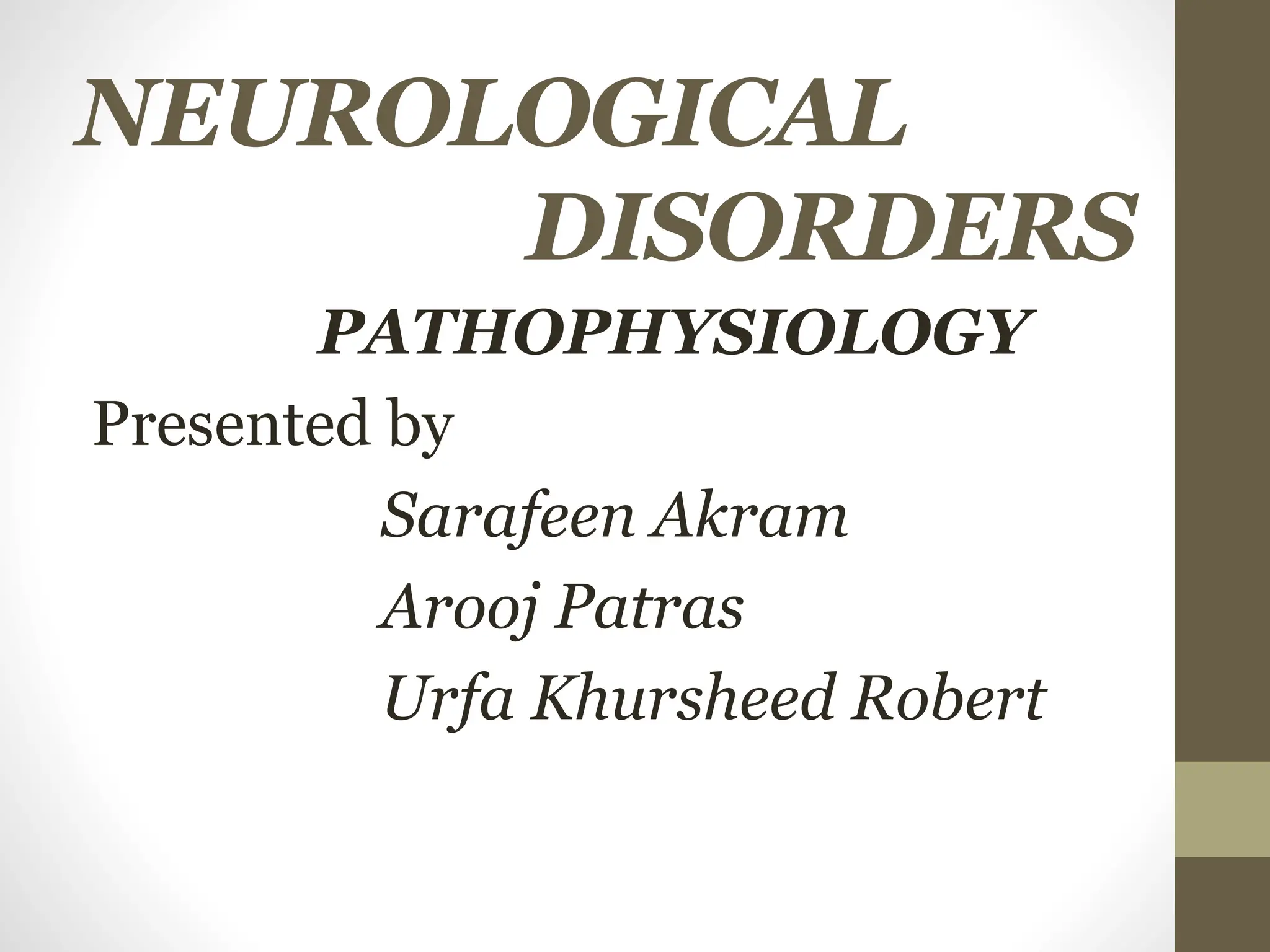 Neurological Disorders-1.pptx disorder ppt | PPT