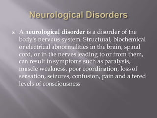 6/10 Neurological disorders | PPTX