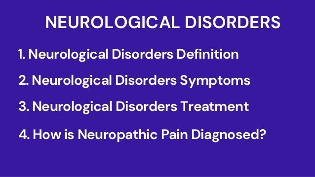 Neurological disorders | PPT