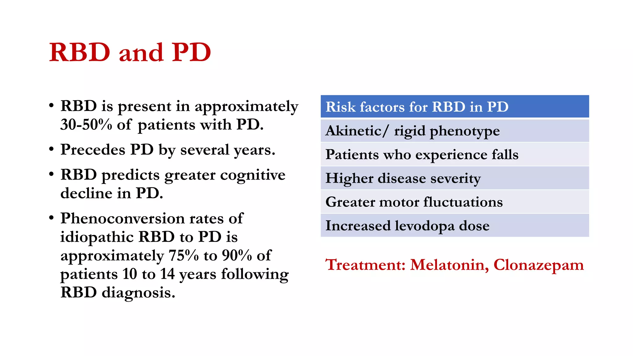 Neurological disorders and sleep | PPTX
