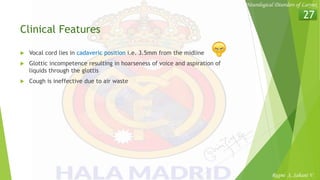 Neurological disorders of Larynx | PDF