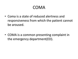 Neurological emergency(Emergency Medicine) | PPTX