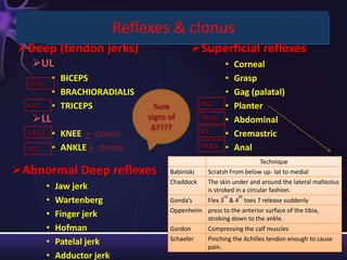 Neurological examination | PPT