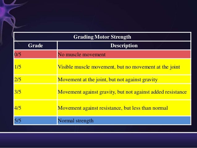 Neurological examination