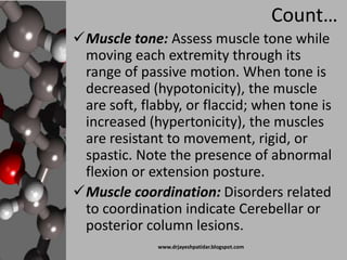 Neurological examination | PPSX