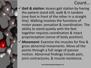 Neurological examination | PPSX