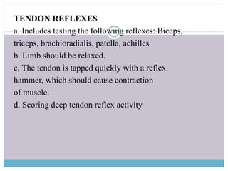 Neurological examination | PPTX
