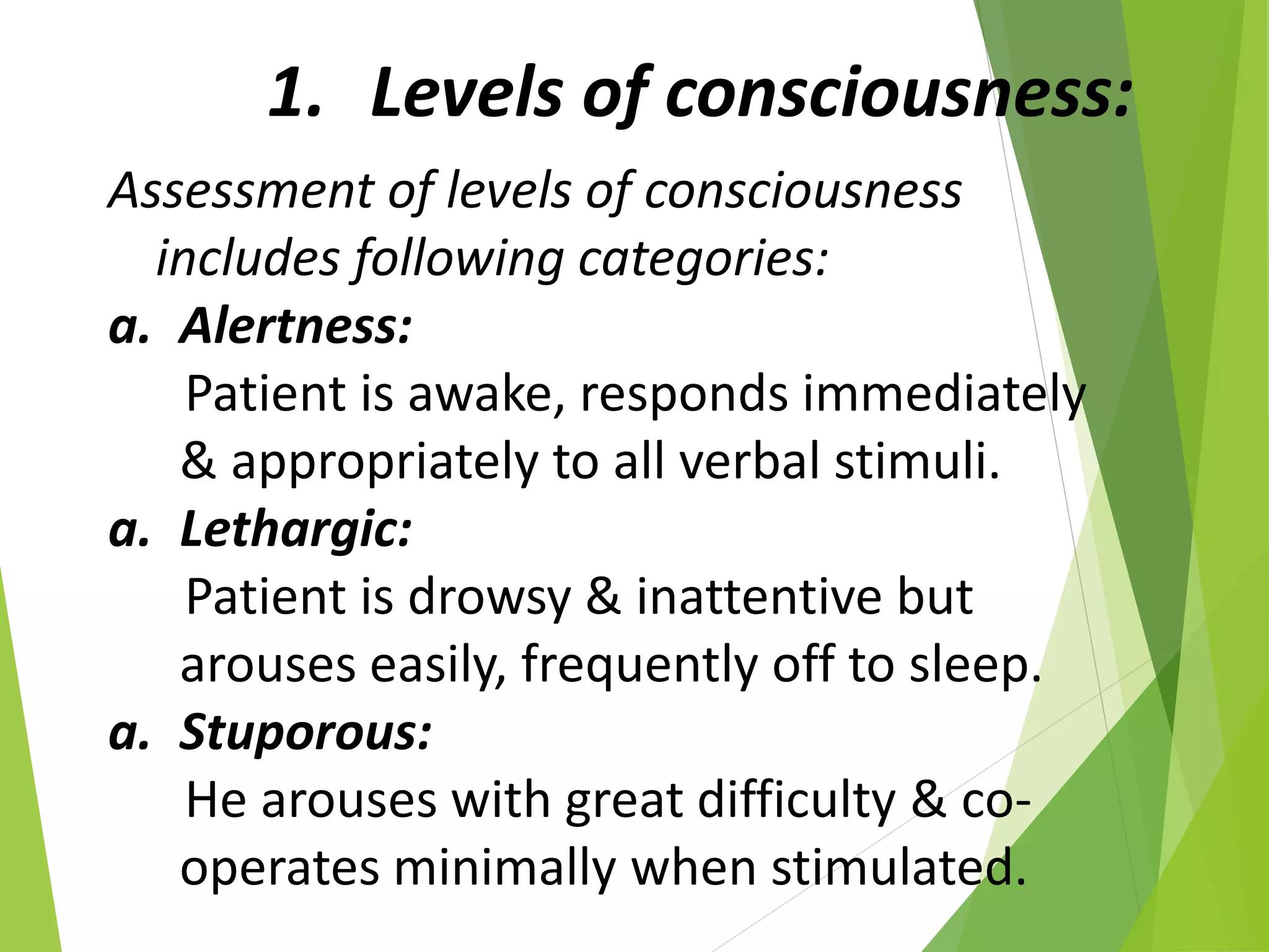 Neurological examination | PPTX