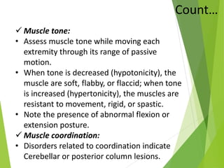 Neurological examination | PPTX