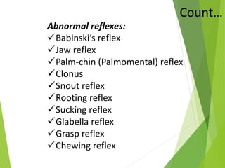 Neurological examination | PPTX