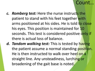 Romberg Test