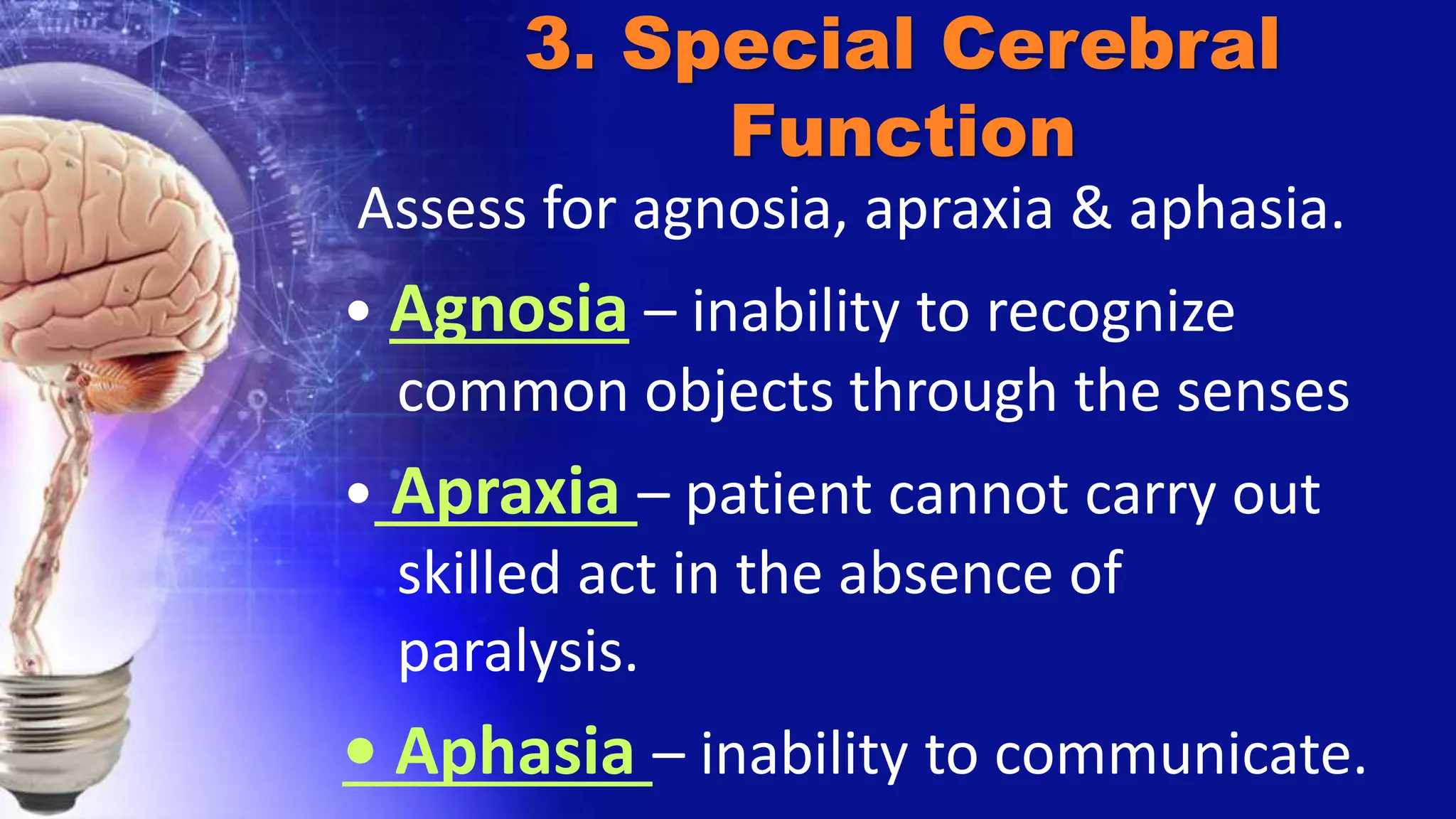 Neurological examination | PPTX