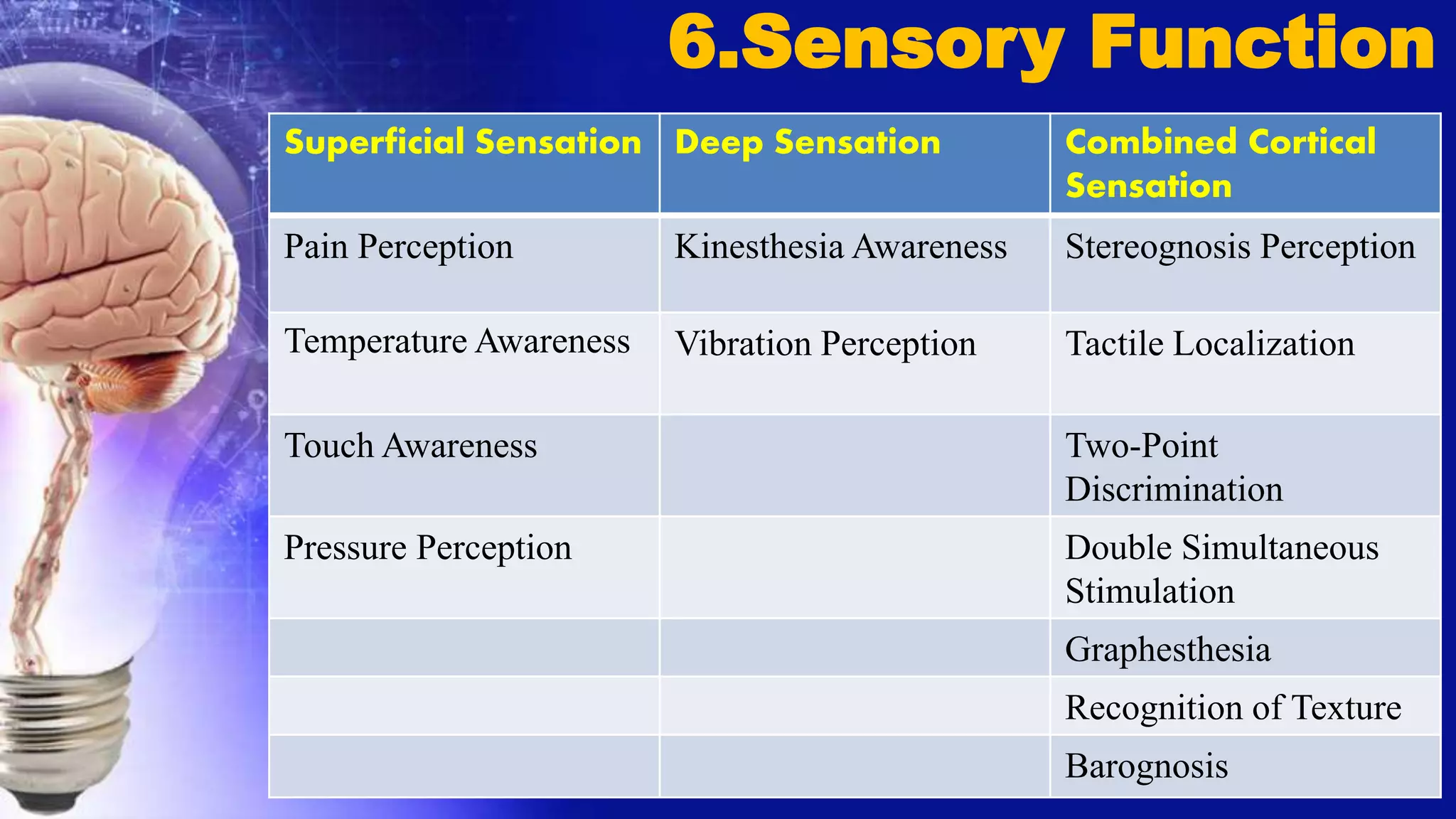 Neurological examination | PPTX