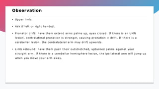 Neurological examination | PPTX