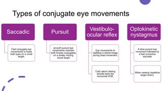 Neurological examination lec 1 vision and ocular system | PPTX