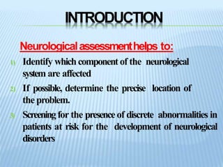 Neurological examination 1 | PPTX