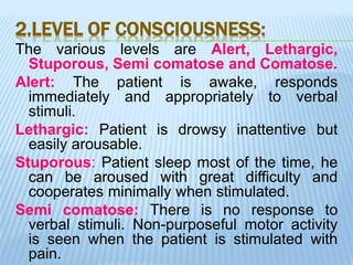 Neurological examination 1 | PPTX