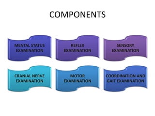 NEUROLOGICAL EXAMINATIONS | PPTX