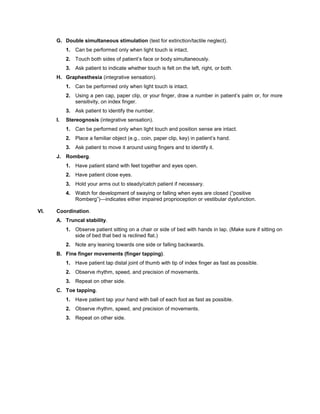 Neurological exam lecture_notes | PDF