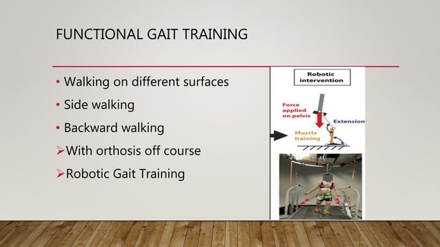 Neurological Gait Rehabilitation | PPTX