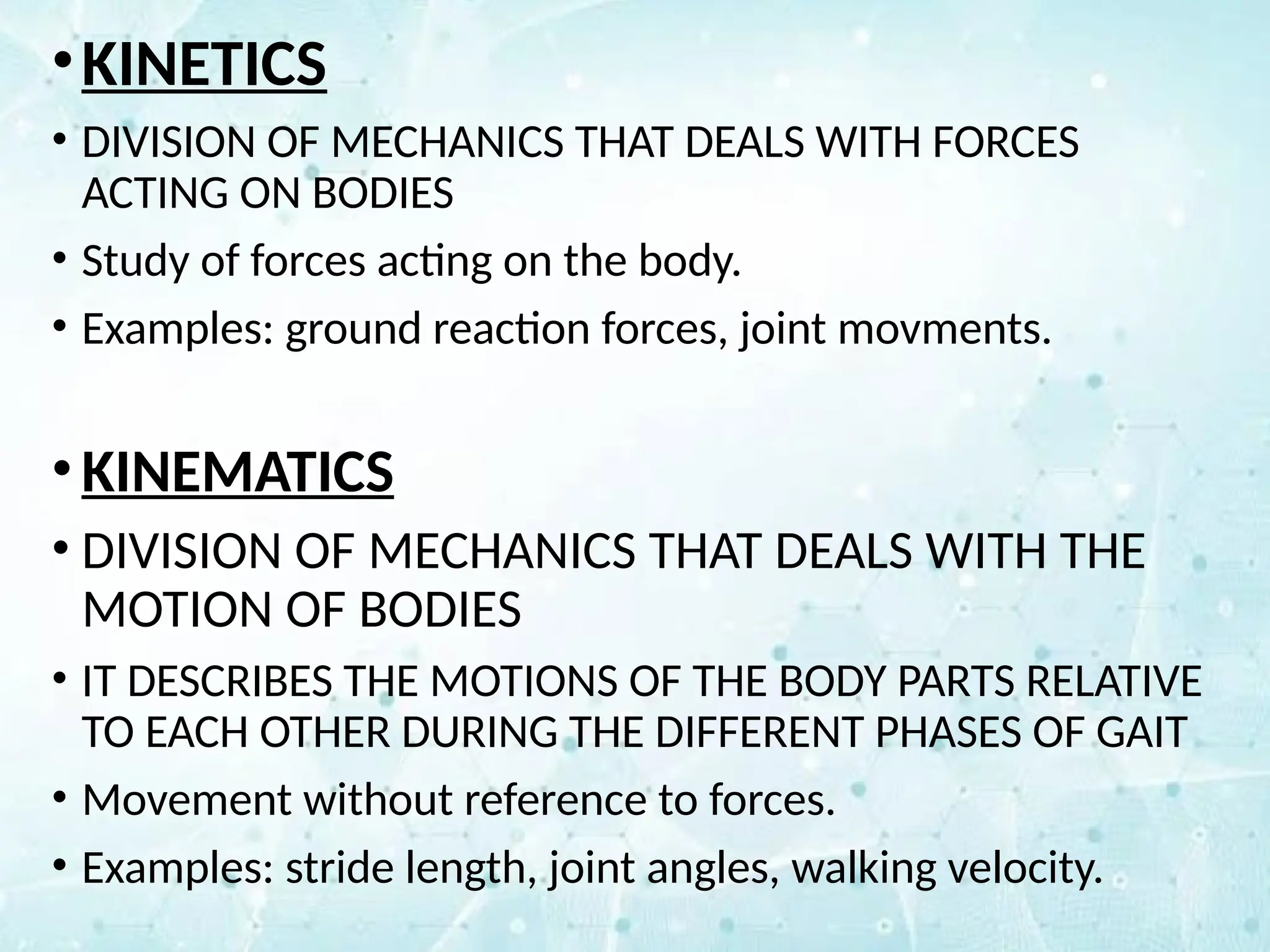 Neurological Gaits Management And Assessment With Kinetics And ...