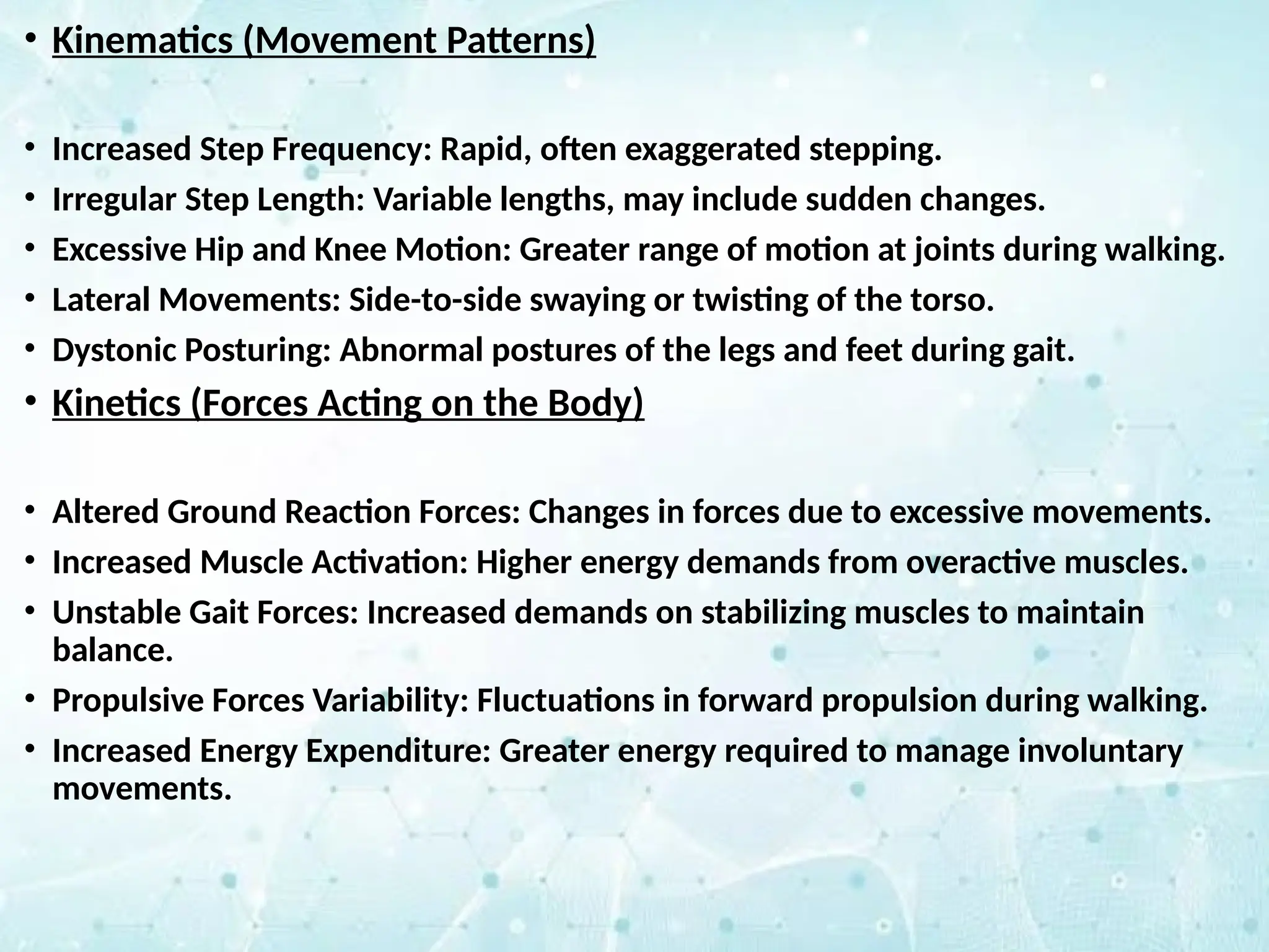 Neurological Gaits Management And Assessment With Kinetics And ...