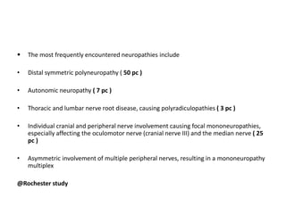 Neurological manifestations of dm | PPTX