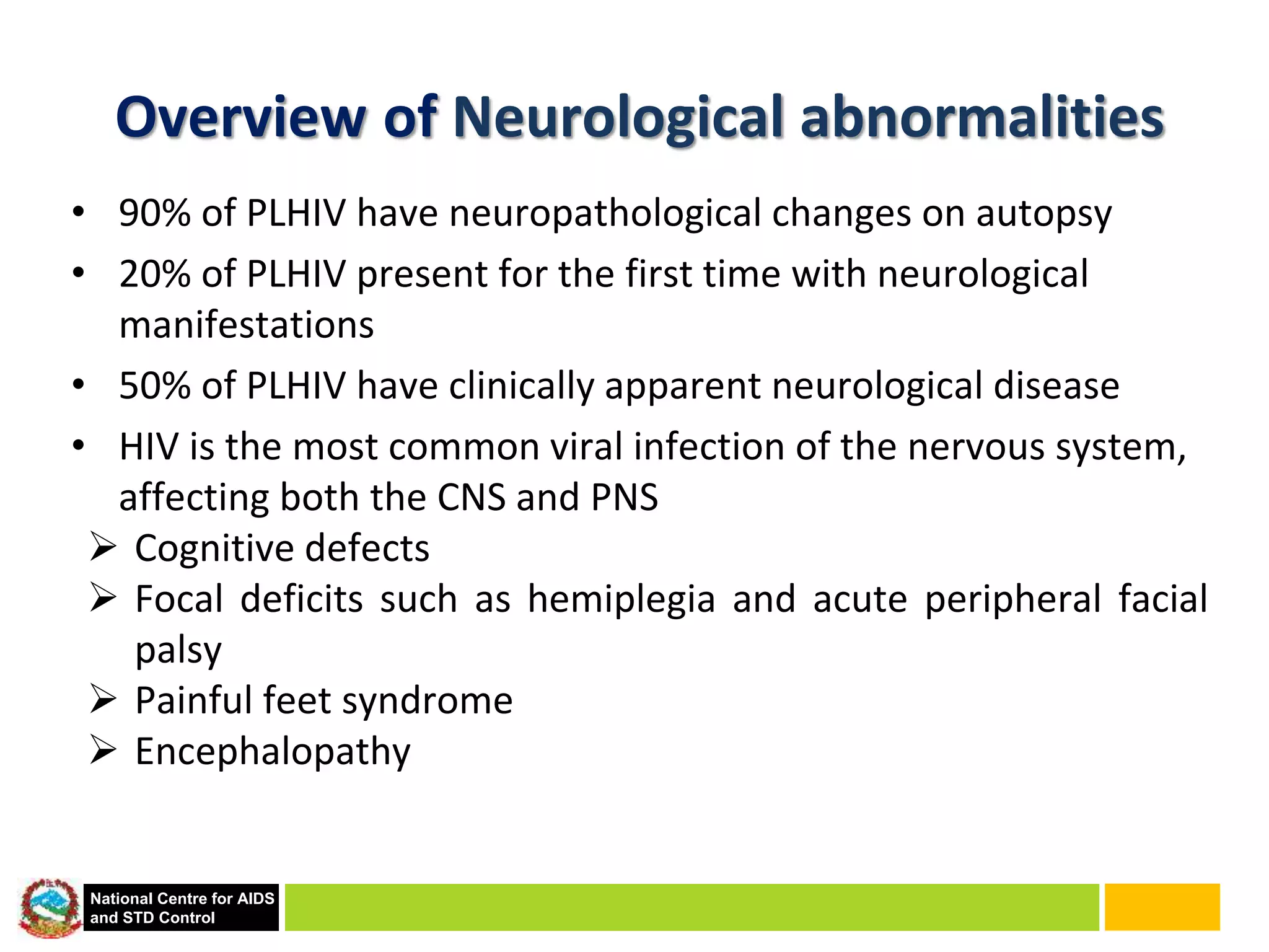 Neurological Manifestations of HIV.ppt