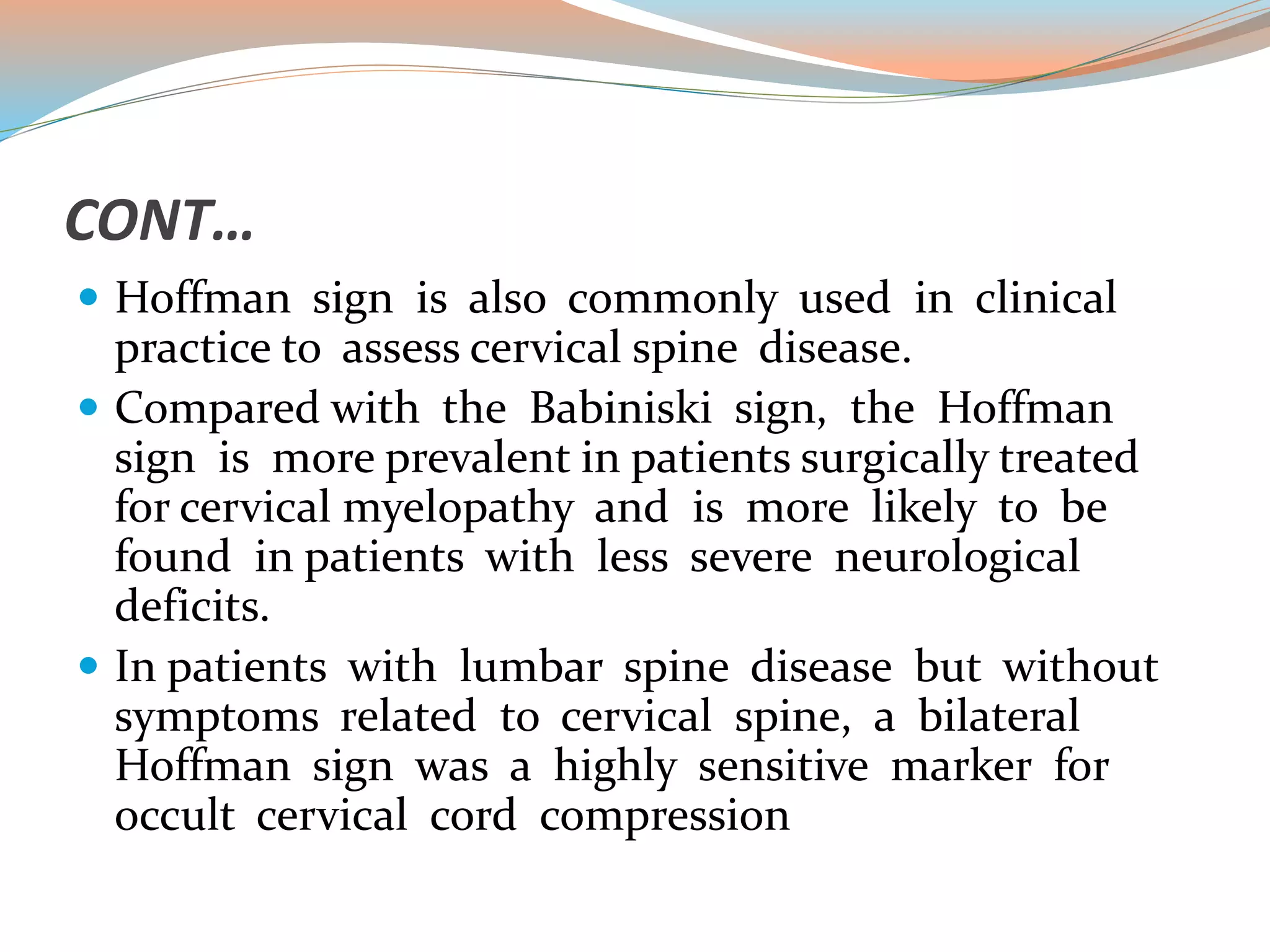 Neurological signs in medicine | PPTX