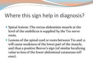 Neurological signs in medicine | PPTX
