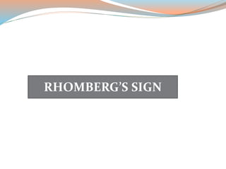 Neurological signs in medicine | PPTX