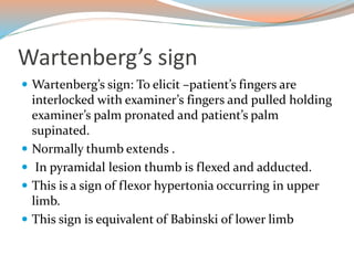 Neurological signs in medicine | PPT