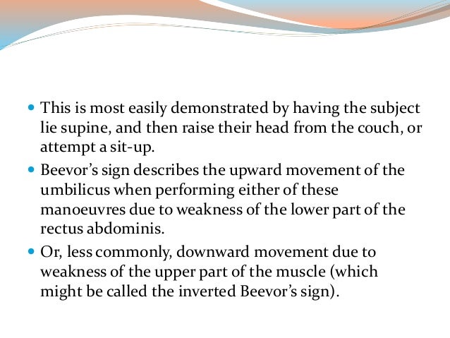 Neurological signs in medicine