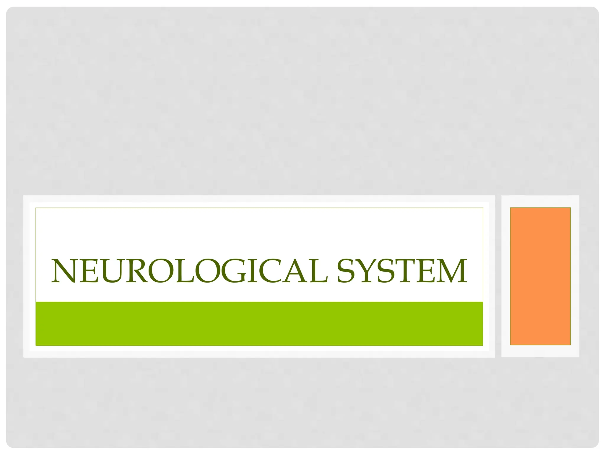 Neurological System , CNS, PNC, cranial nerves, facial nerves | PPTX