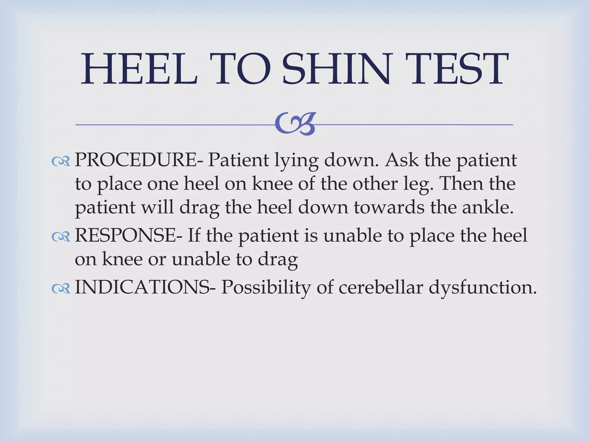 Neurological tests for physical therapists | PPTX
