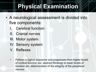 Cerebral Function Assessment