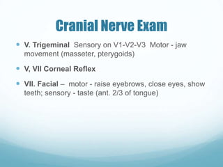 Neurologic Examination | PPT