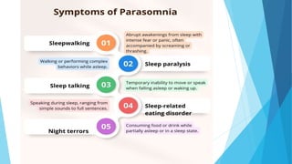 Sleep disturbances in kids-Parasomnia | PPT
