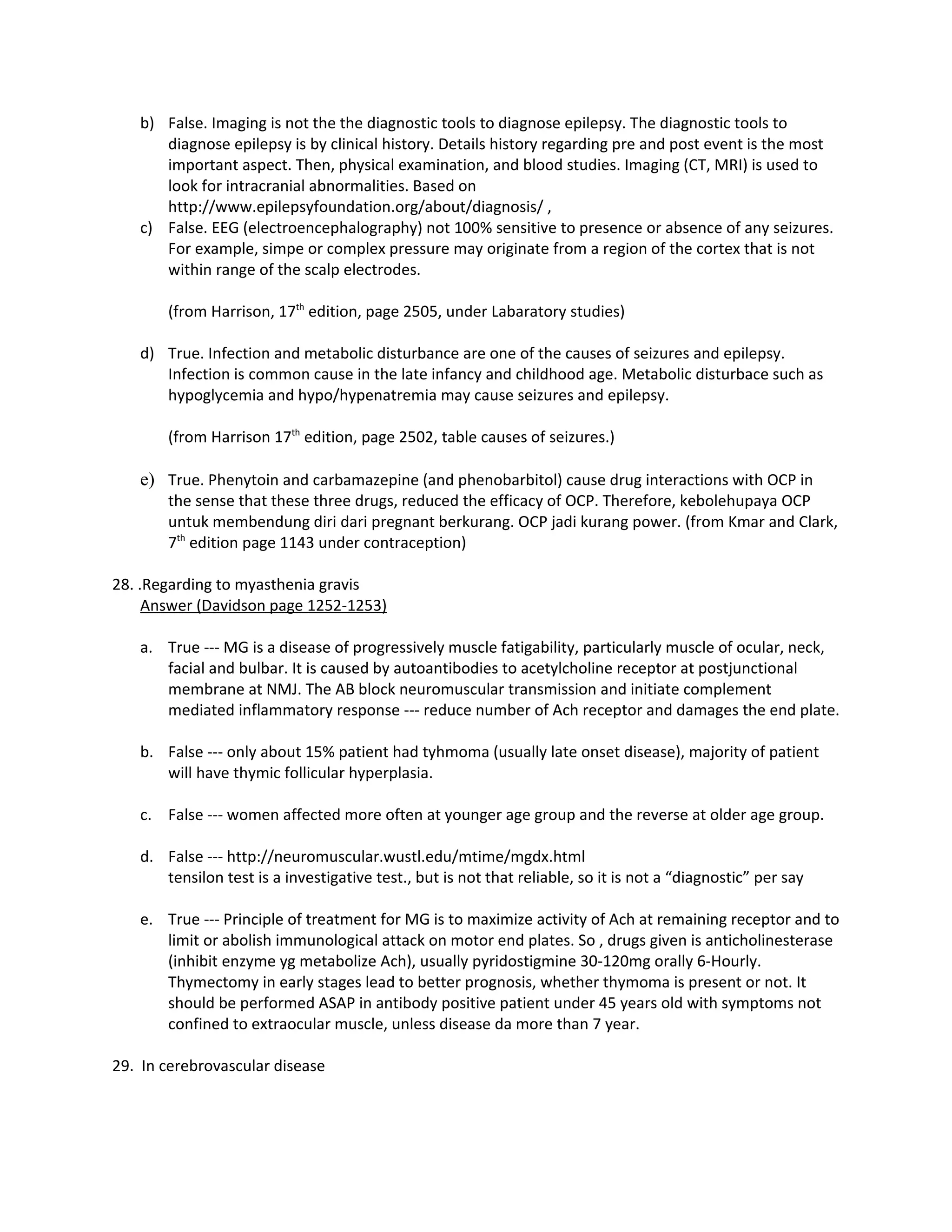 Ganyang MCQ Neurology | DOC