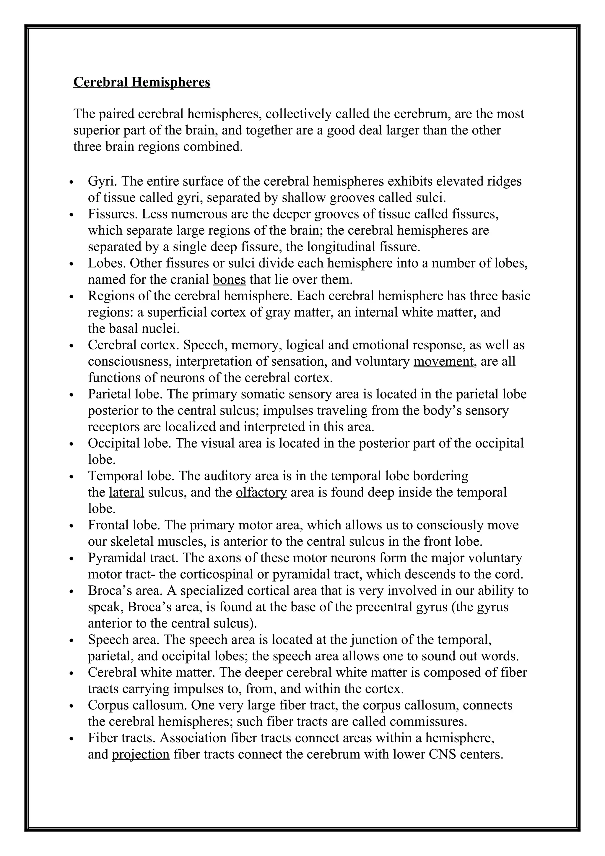 Neurology. 1.2 year.semester subject unit 1 | DOCX