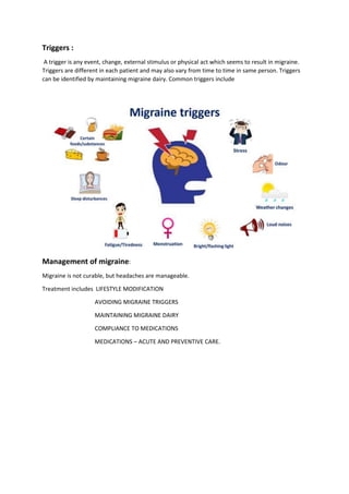 Neurology - Migraine causes and treatment options.docx