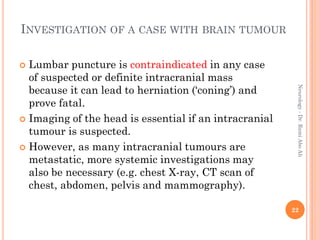 Neurology 11th brain tumors | PPT