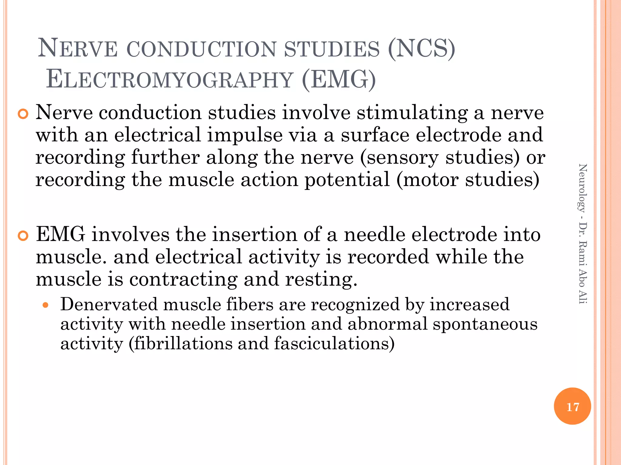 Neurology 2nd investigation of neurological disease | PDF