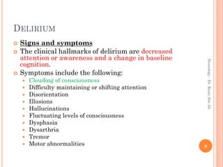Neurology 3rd delirium , dementia ,headache | PDF