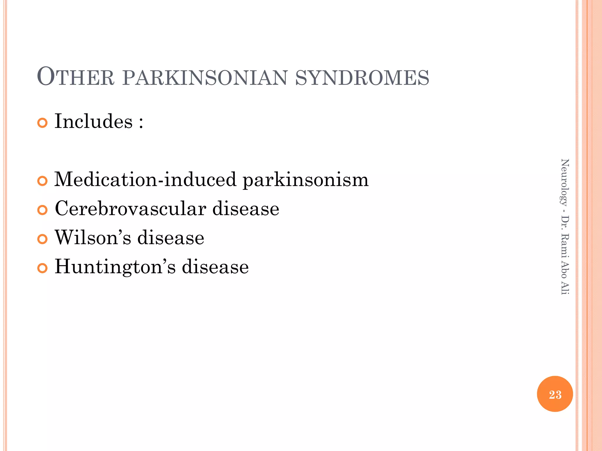 Neurology 7th the atypical parkinsonian disorders | PDF