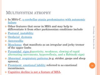 Neurology 7th the atypical parkinsonian disorders | PDF